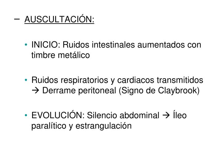 PPT - OBSTRUCCIÓN INTESTINAL PowerPoint Presentation - ID:5090213