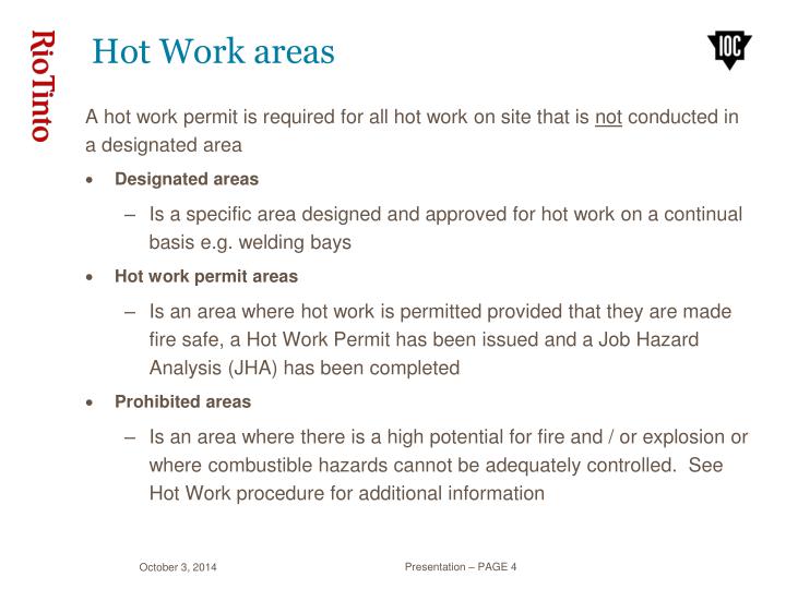 PPT - Hot Work Procedure and Permit PowerPoint Presentation - ID:5090354