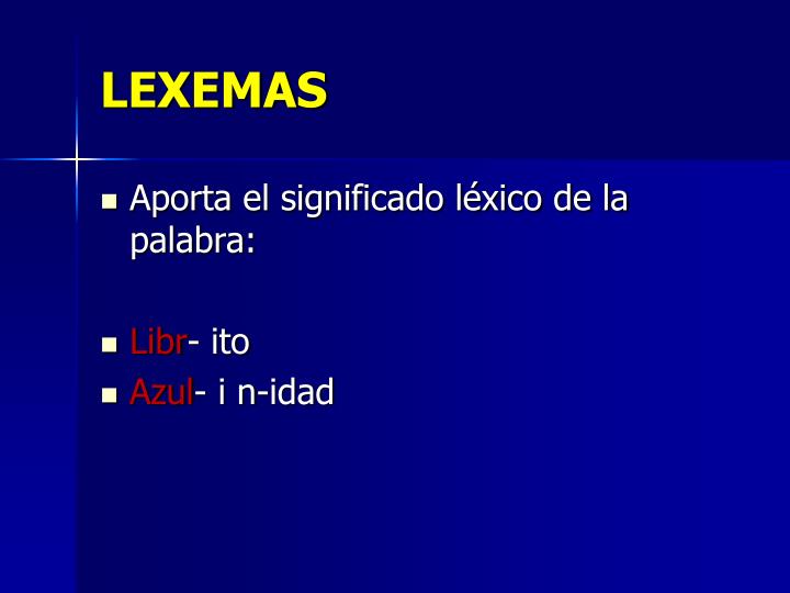 PPT - La estructura de las palabras PowerPoint Presentation - ID:5091627