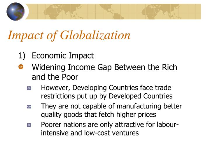 PPT - Globalization PowerPoint Presentation - ID:5092787