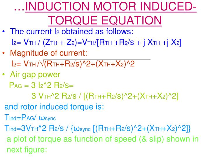 PPT - INDUCTION MOTORS 2 PowerPoint Presentation - ID:5093506