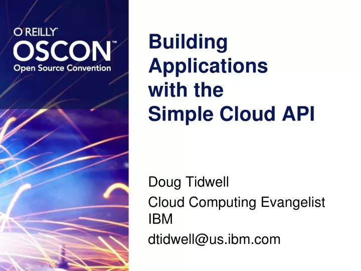 PPT - Building Applications with the Simple Cloud API PowerPoint ...