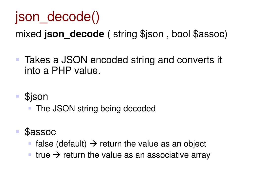 PPT JSON JavaScript Object Notation PowerPoint Presentation Free