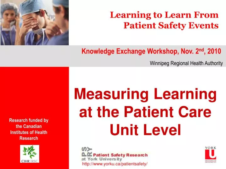 PPT - Learning to Learn From Patient Safety Events PowerPoint ...