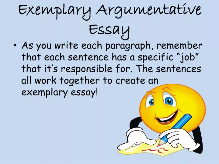 PPT - Exemplary Argumentative Essay PowerPoint Presentation, free ... PPT - Exemplary Argumentative Essay PowerPoint Presentation, free ...