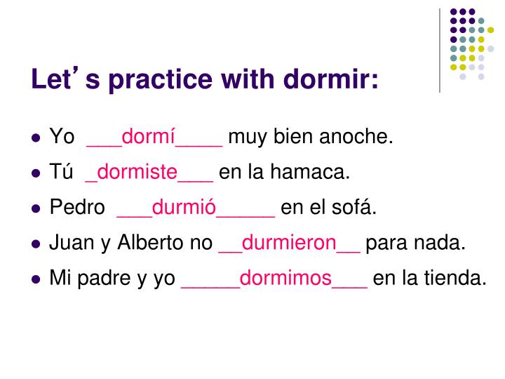 PPT - Preterite Forms in Spanish PowerPoint Presentation - ID:5097754