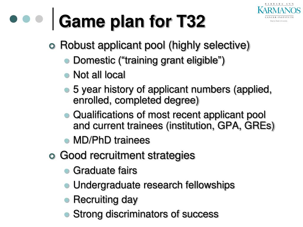 Ppt T32 Training Program In The Biology Of Cancer Powerpoint