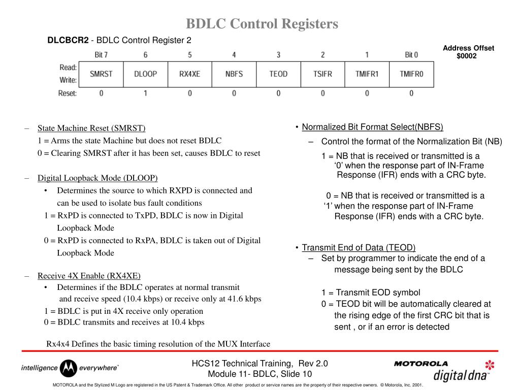 PPT - BYTE DATA LINK CONTROLLER (BDLC ) PowerPoint Presentation, free ...