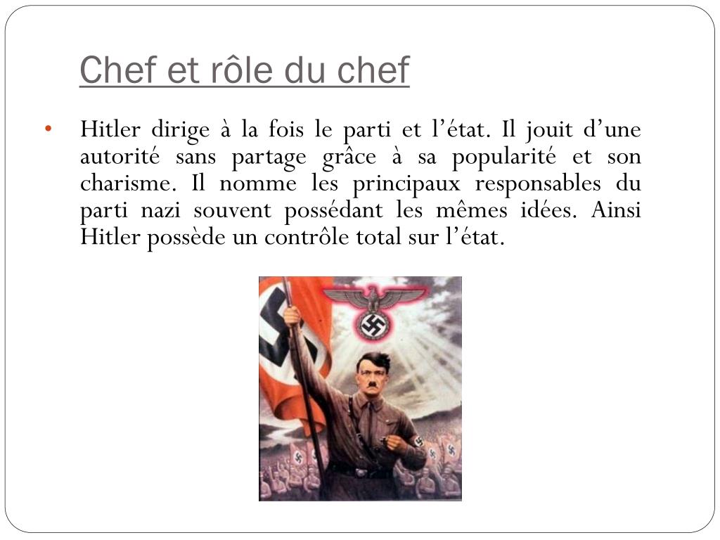 PPT - Le nazisme en Allemagne PowerPoint Presentation, free download ...