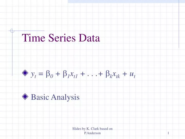 PPT - Time Series Data PowerPoint Presentation, free download - ID:5100080