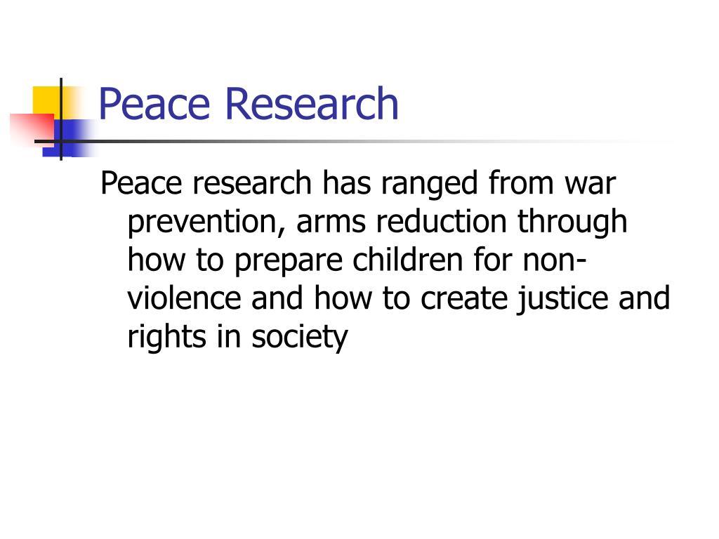 PPT - Origins of Peace Studies (PS) PowerPoint Presentation, free ...