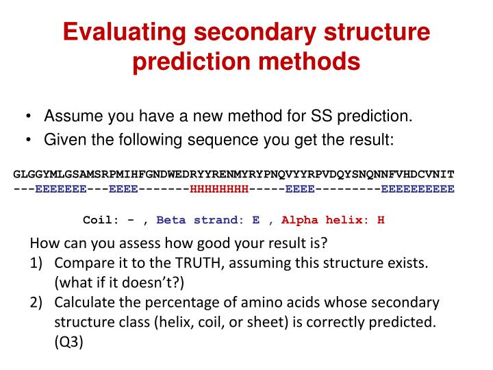 PPT - Protein Secondary Structure Prediction PowerPoint Presentation ...
