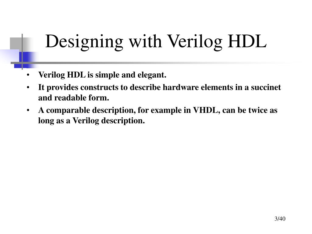 PPT - Digital Design and Synthesis with Verilog HDL PowerPoint ... PPT - Digital Design and Synthesis with Verilog HDL PowerPoint ...