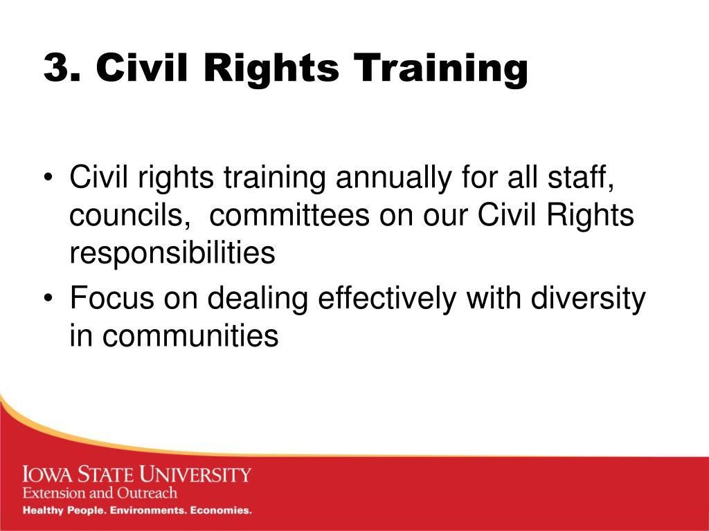 PPT - Civil Rights and Diversity Training for Extension Councils and ...