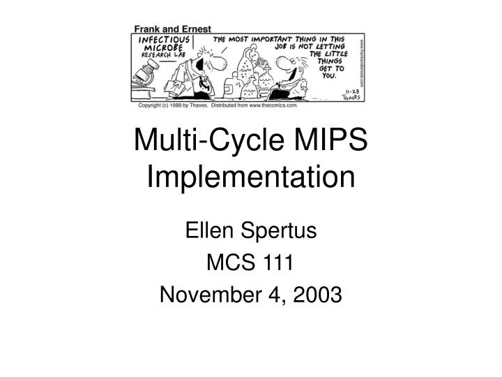 PPT - Multi-Cycle MIPS Implementation PowerPoint Presentation, free ... PPT - Multi-Cycle MIPS Implementation PowerPoint Presentation, free ...