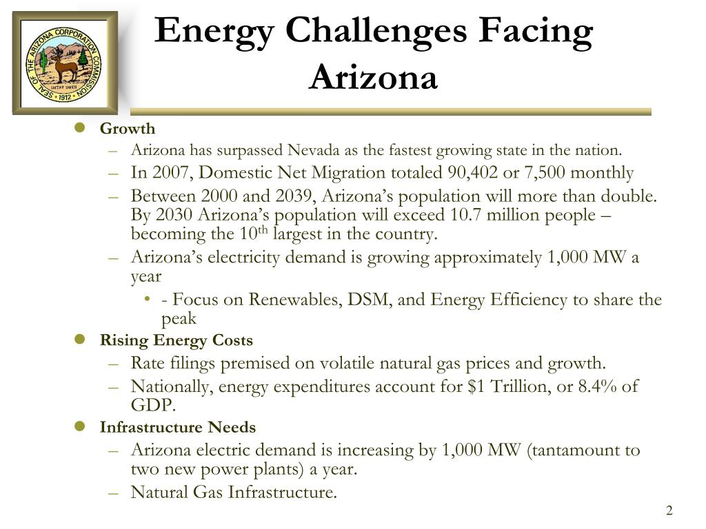 PPT - Arizona's Renewable Energy Standard & Rebates Arizona Solar Power ...