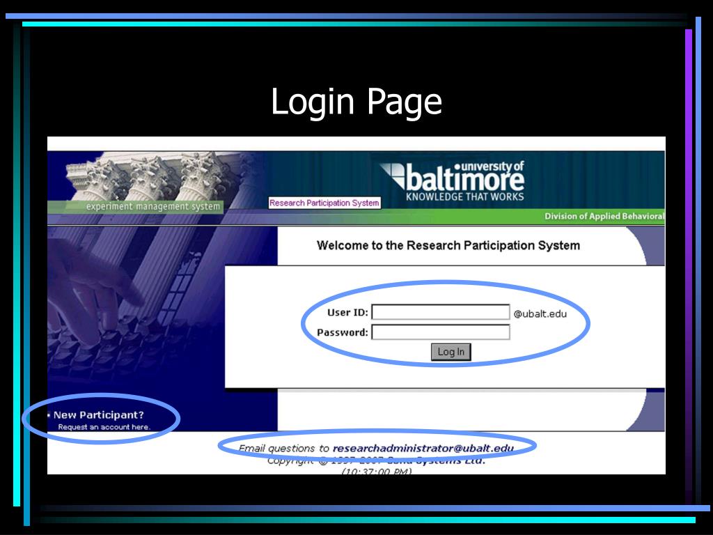 PPT - ubalt.sona-systems/ PowerPoint Presentation, free download - ID ...