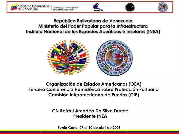 PPT - República Bolivariana de Venezuela Ministerio del Poder Popular ...
