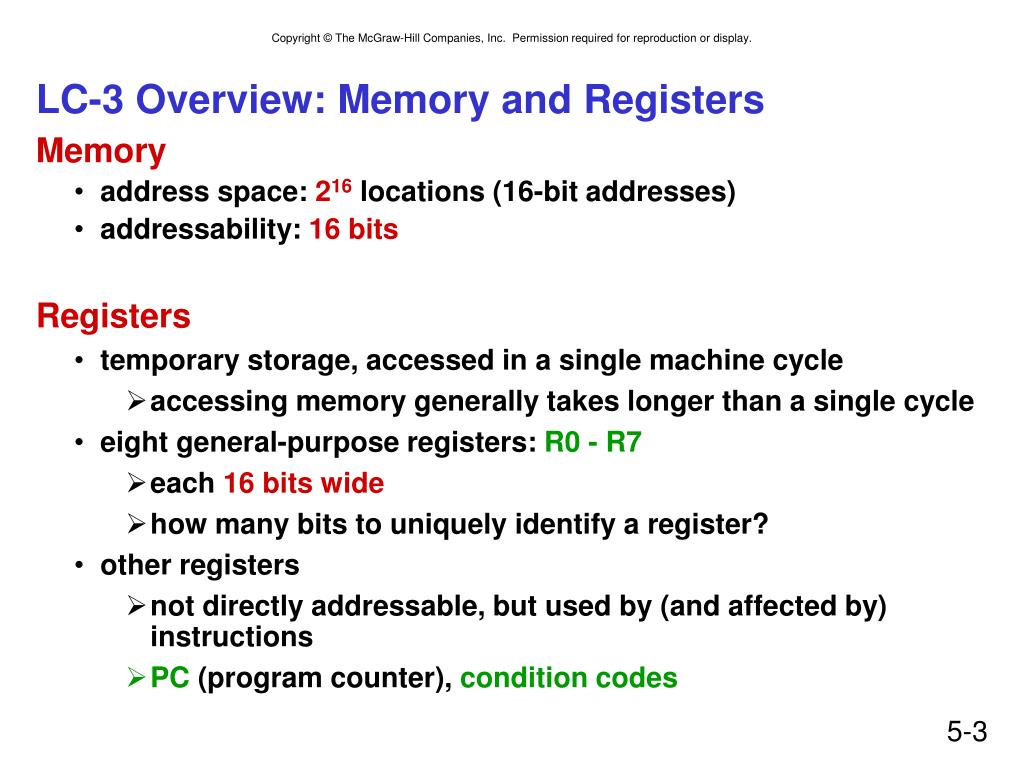 PPT - Chapter 5 The LC-3 PowerPoint Presentation, free download - ID ...