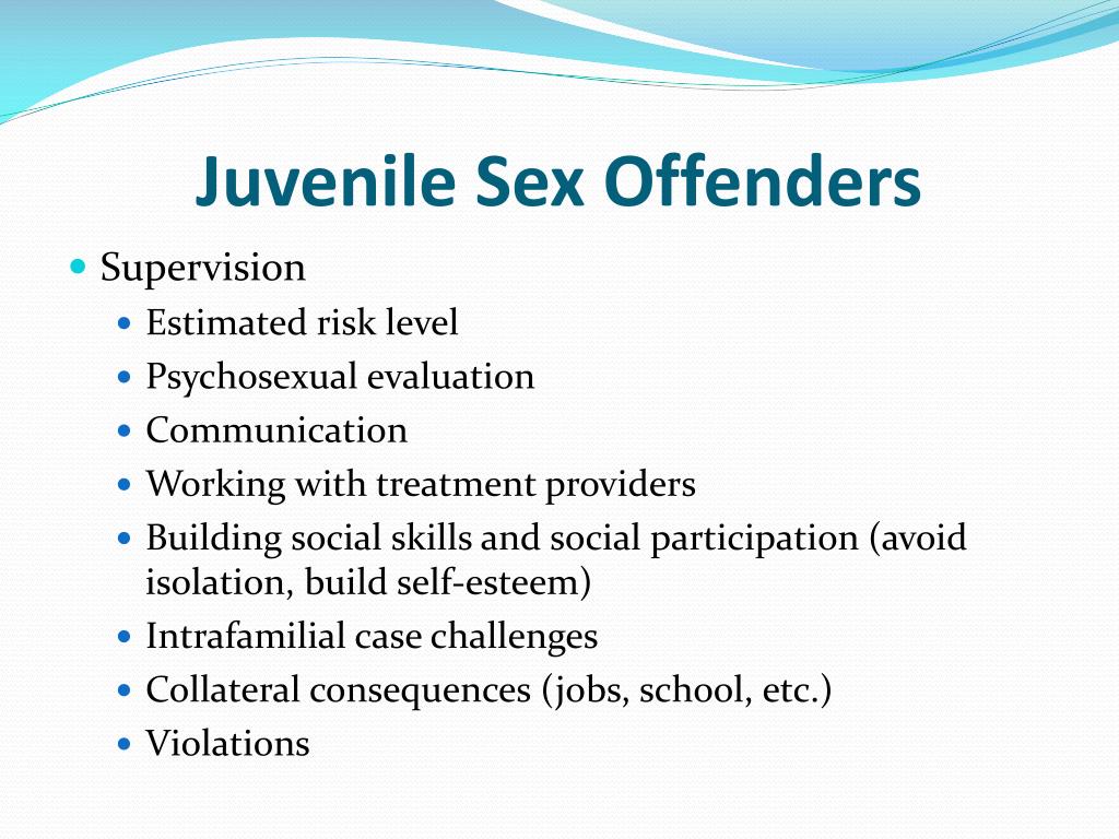 Ppt The System Response To Juvenile Sex Offenders Powerpoint
