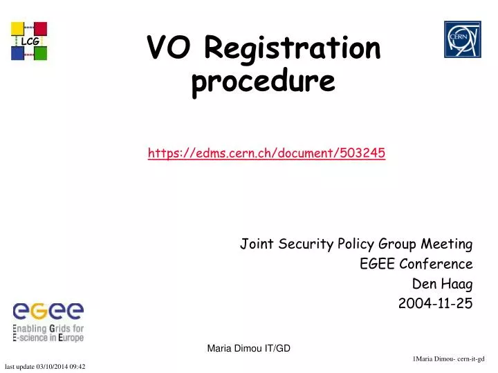 PPT - VO Registration procedure PowerPoint Presentation, free download ...