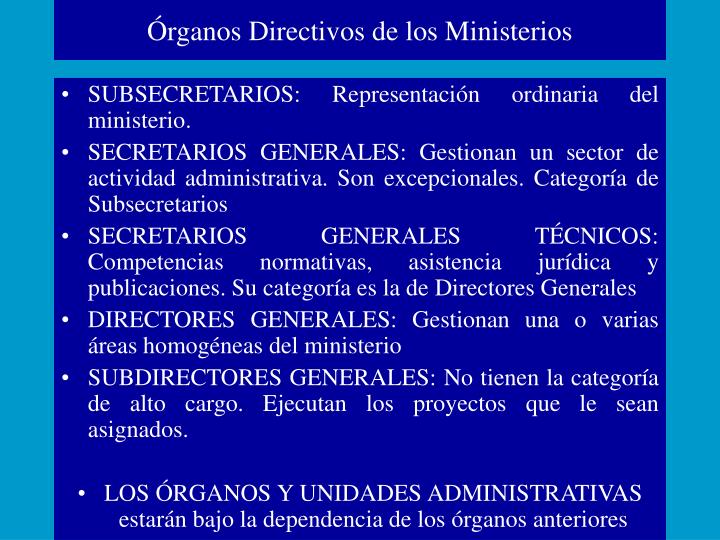 PPT - LA ADMINISTRACIÓN GENERAL DEL ESTADO PowerPoint Presentation - ID ...
