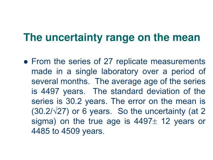 PPT - Uncertainty and sensitivity analysis- model and measurements ...