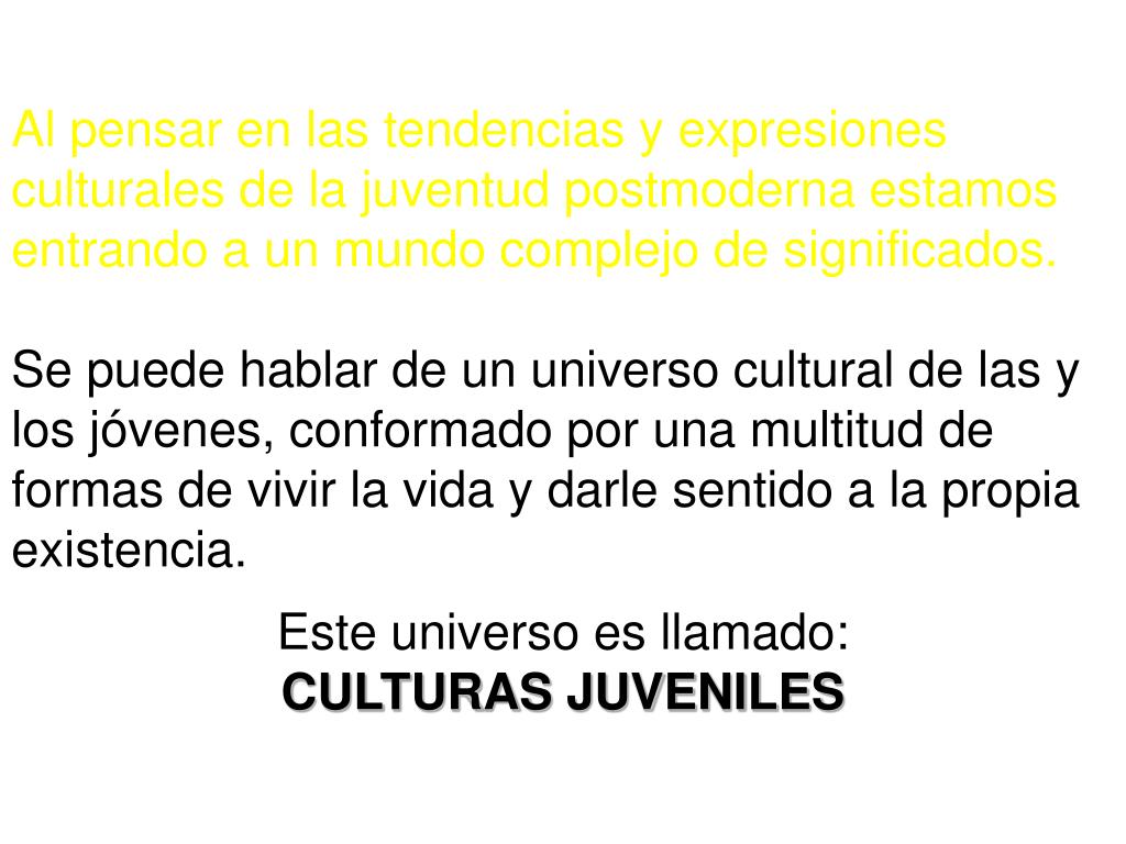 PPT - MOVIMIENTOS CULTURALES DE JUVENTUD PowerPoint Presentation, free ...