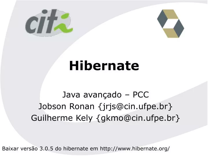 Ppt Hibernate Powerpoint Presentation Free Download Id 5109980