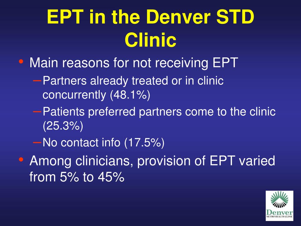 PPT - Expedited Partner Therapy The Colorado Experience PowerPoint ...