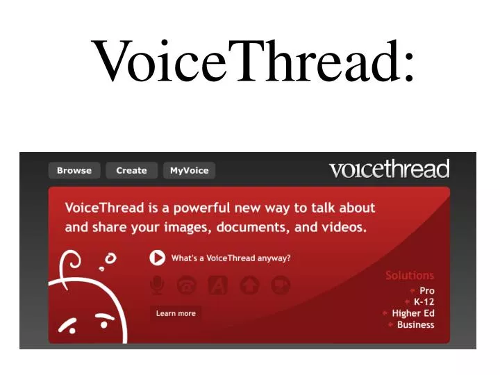 PPT - VoiceThread : PowerPoint Presentation, free download - ID:5115606