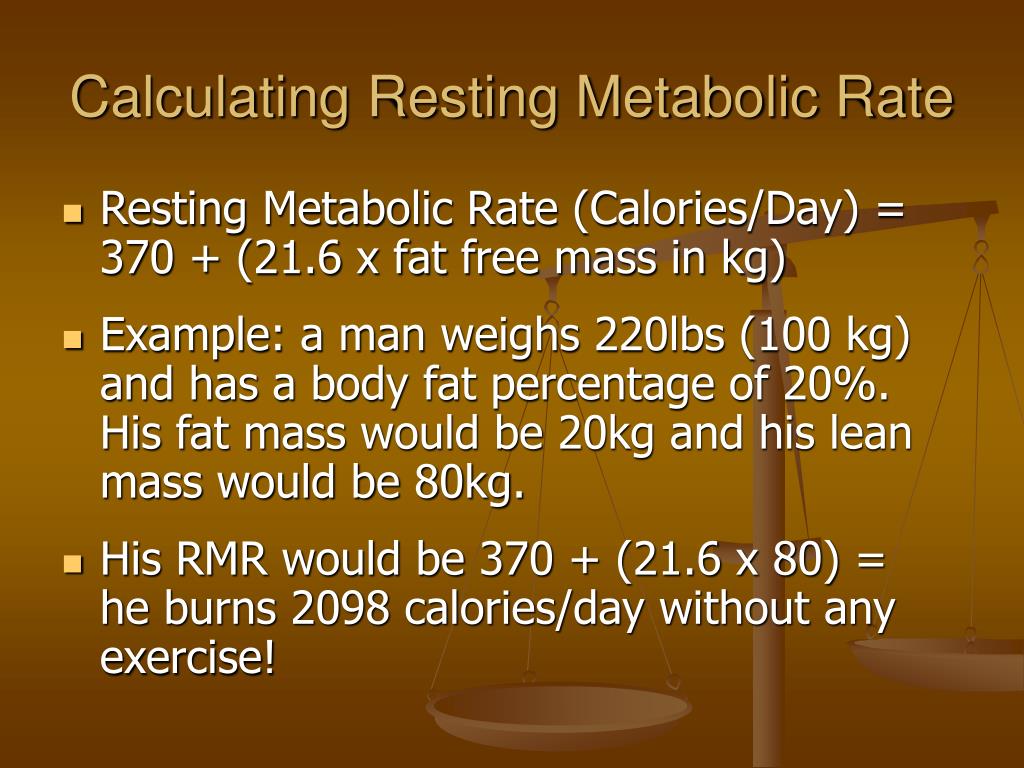 PPT - Exercise & Healthy Weight Loss by Justin Lawler PowerPoint ...
