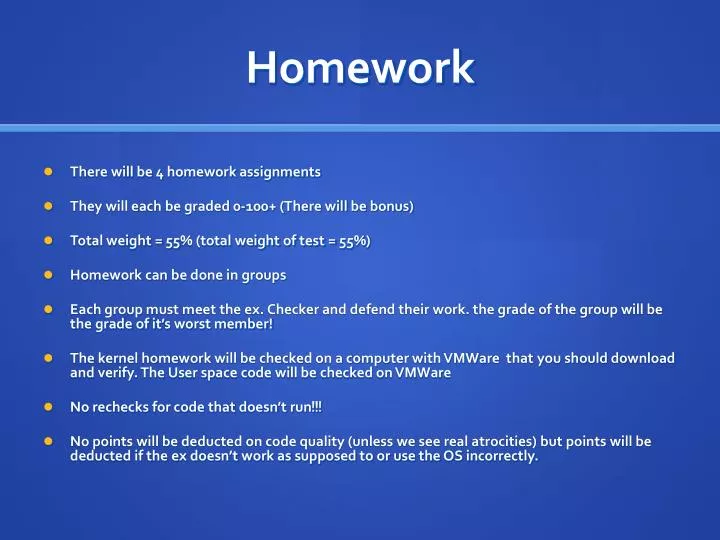 PPT - Homework PowerPoint Presentation, free download - ID:5119034