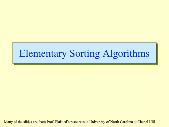 PPT - Elementary Sorting Algorithms PowerPoint Presentation, free ... PPT - Elementary Sorting Algorithms PowerPoint Presentation, free ...