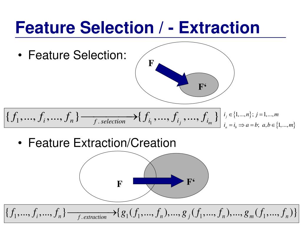 Ppt Variable Feature Selection In Machine Learning Review