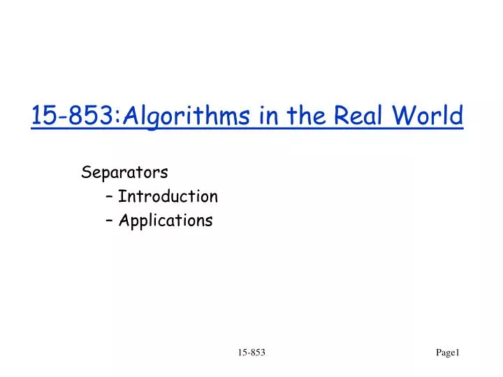 PPT - 15-853:Algorithms in the Real World PowerPoint Presentation, free download - ID:5119675