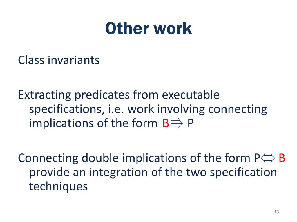 Ppt Verifying Executable Object Oriented Specifications With Separation Logic Powerpoint