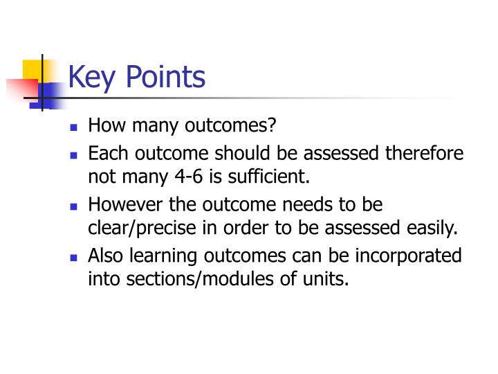 PPT - Learning Outcomes-a Guide to Writing Them PowerPoint Presentation ...