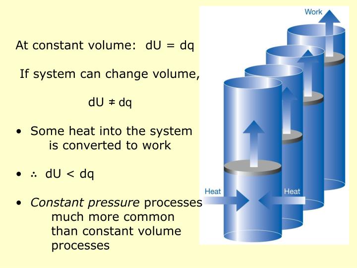 PPT - dU = dq + dw PowerPoint Presentation - ID:5120753
