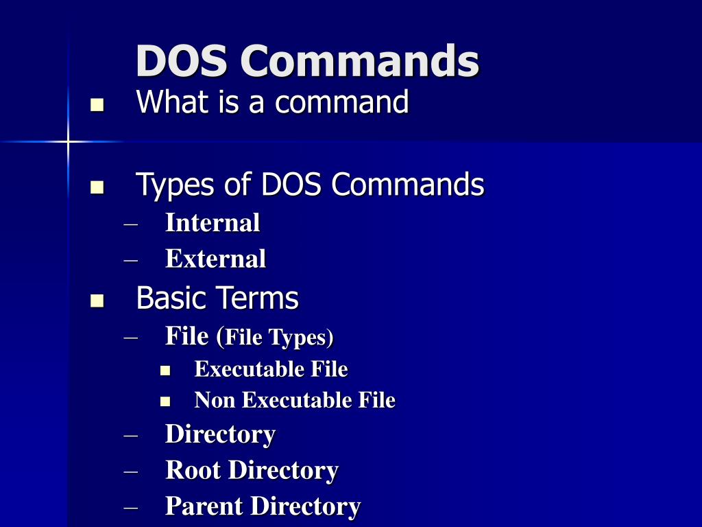 PPT - DOS Commands PowerPoint Presentation, free download - ID:5121653 PPT - DOS Commands PowerPoint Presentation, free download - ID:5121653