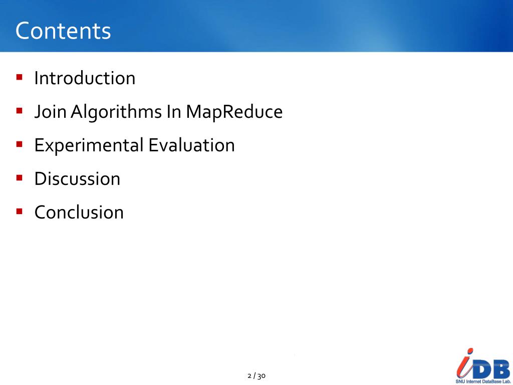 Ppt A Comparison Of Join Algorithms For Log Processing In Mapreduce Powerpoint Presentation