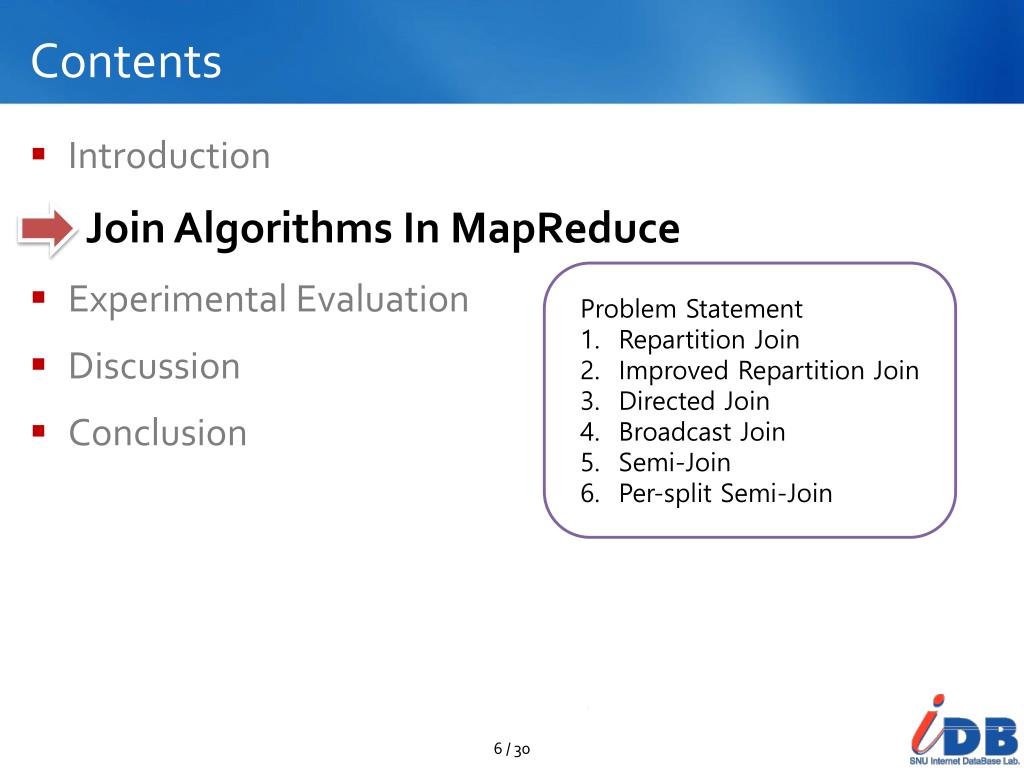 Ppt A Comparison Of Join Algorithms For Log Processing In Mapreduce Powerpoint Presentation 7235