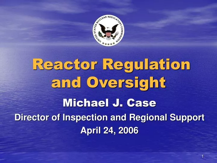 Nrc reactor oversight process - studioslikos
