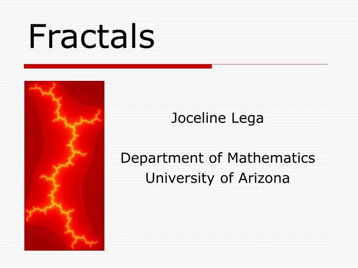 PPT - Fractals PowerPoint Presentation, free download - ID:5122132