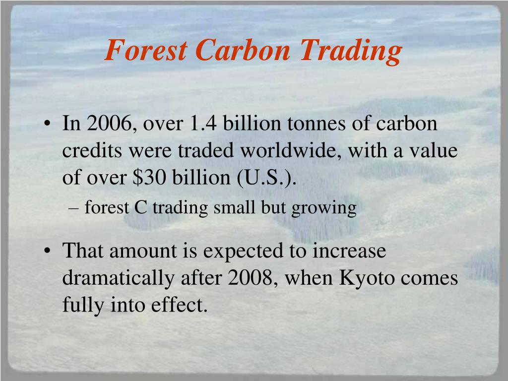 PPT - Forests and Carbon: Opportunities for Climate and Conservation ...