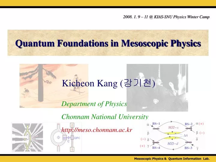 PPT - Quantum Foundations in Mesoscopic Physics PowerPoint Presentation ...