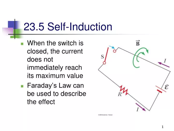 PPT - 23.5 Self-Induction PowerPoint Presentation, free download - ID ...