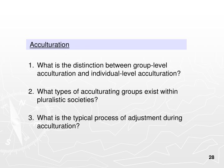 PPT - Psychology 307: Cultural Psychology Acculturation PowerPoint ...