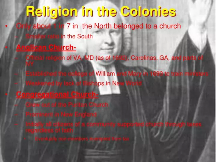 PPT - Religion in the Colonies PowerPoint Presentation, free download ...
