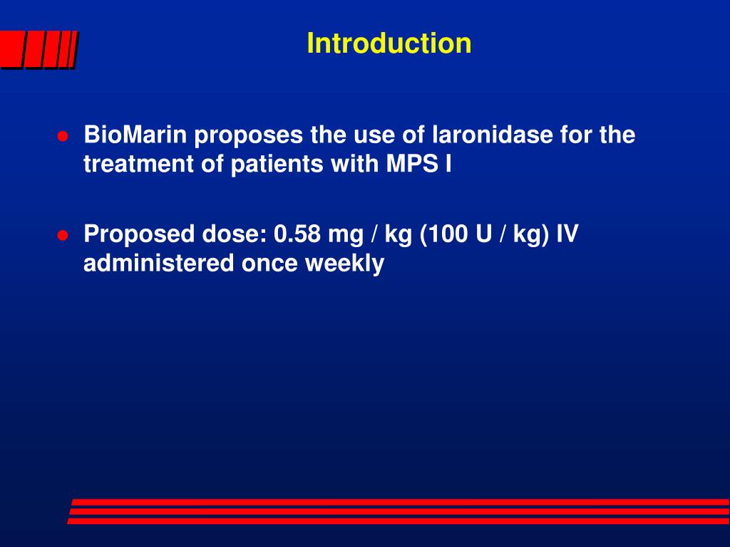 PPT - FDA Review of Clinical Data Laronidase for the treatment of ...